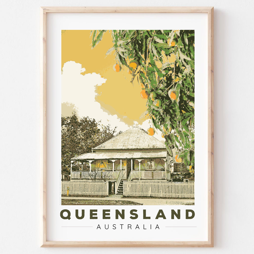 Queensland Poster 'Queenslander' – descart